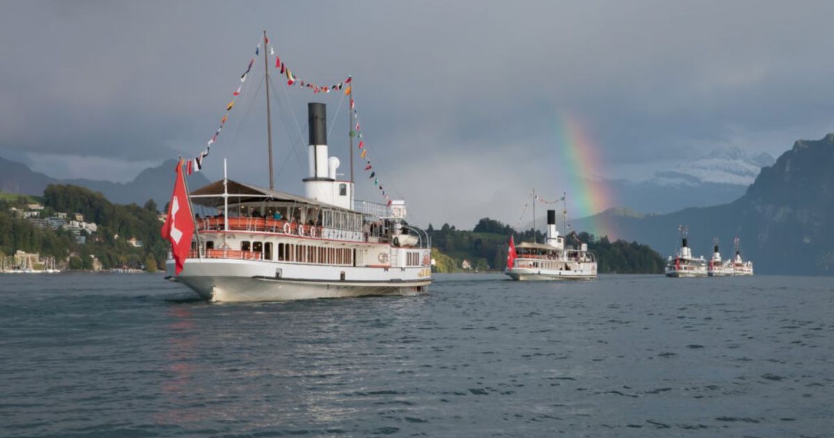 Die fünf berühmtesten Dampfschiffe auf dem Vierwaldstättersee